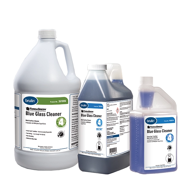 Brulin TerraGreen® Blue Glass Cleaner | Multi-Surface Cleaner